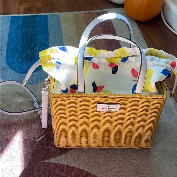 kate spade | Bags | Kate Spade Wicker Purse | Poshmark